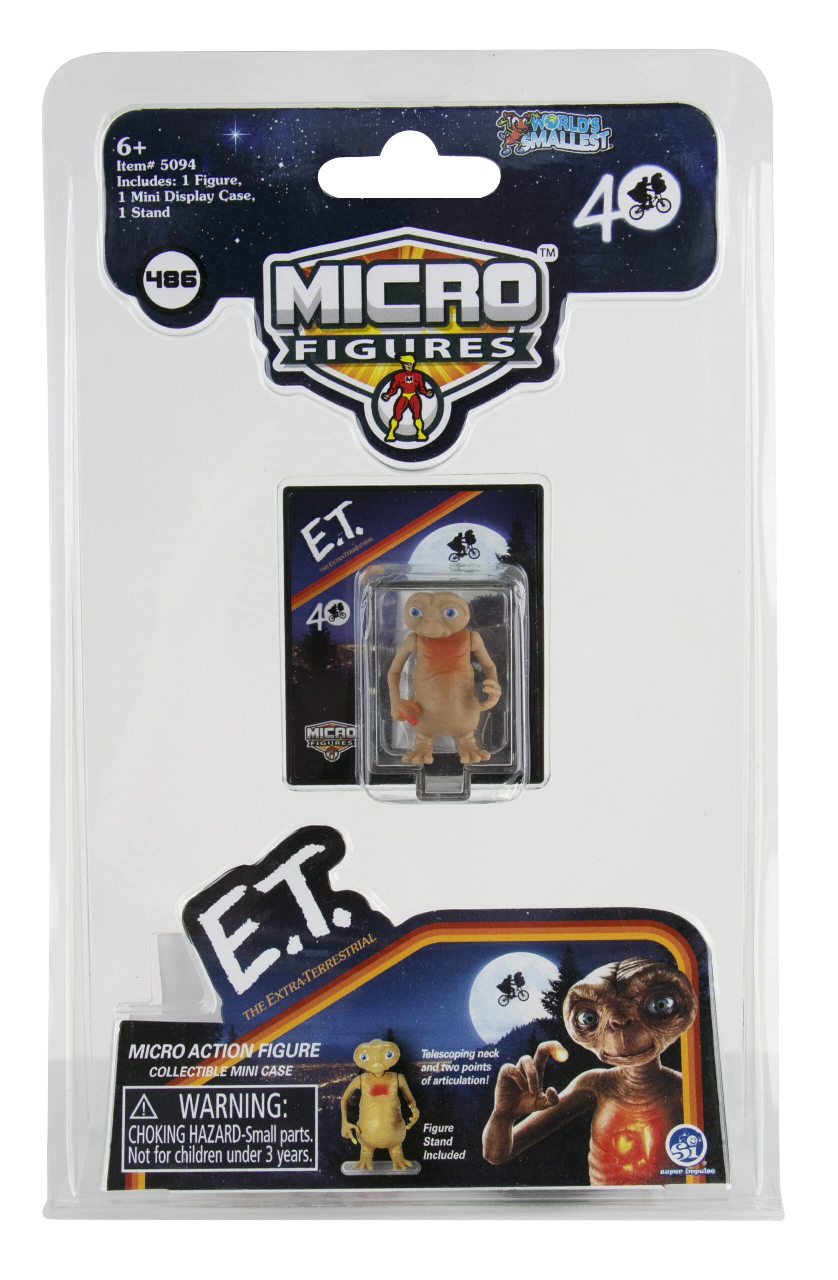 World's Smallest Micro Figures- ET – Kidz Toys
