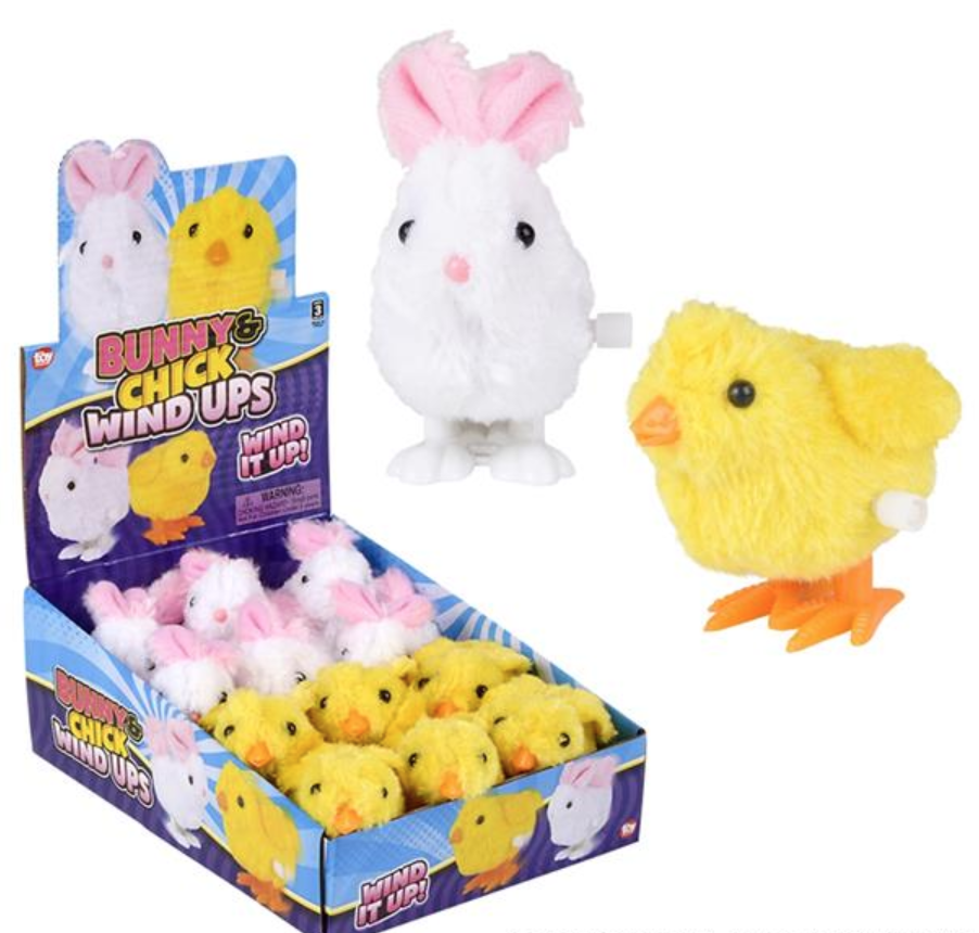 3" BUNNY AND CHICK WIND UPS – Kidz Toys
