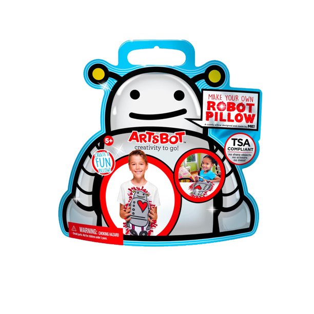 Artsbot MAKE YOUR OWN ROBOT PILLOW – Kidz Toys